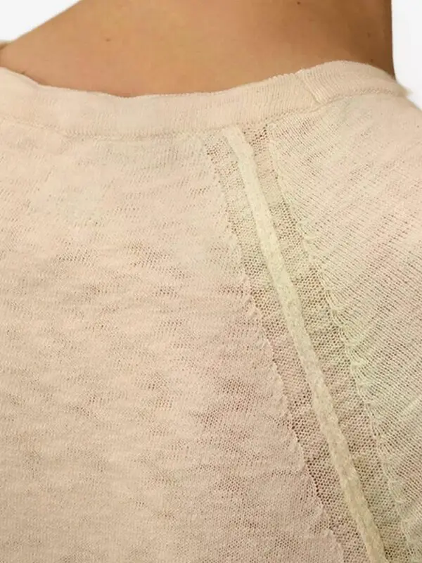 C.P. COMPANY Crew-neck Lens Raglan Sweater - Neutrals