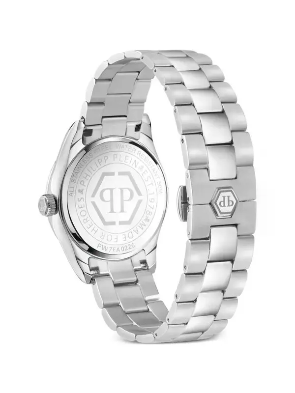 Philipp Plein Queen Supreme Crystal 36mm Watch - Pink