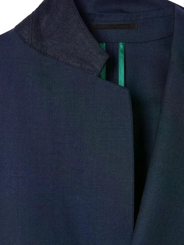 Paul Smith Buttoned Patch-pocket Blazer - Blue