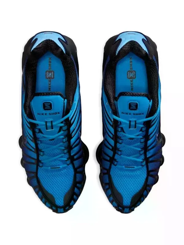Nike Shox Tl Fade-effect Sneakers - Blue