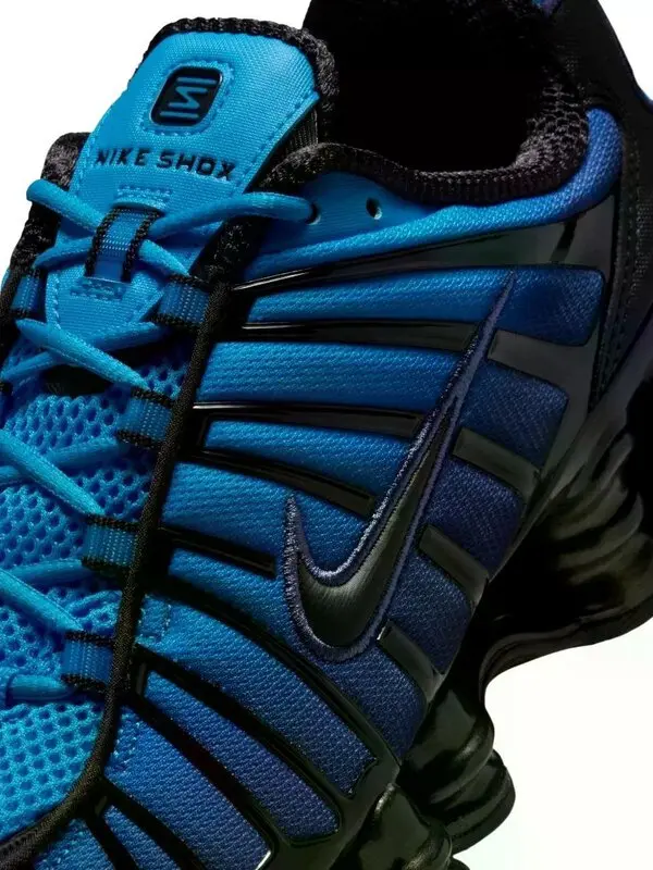 Nike Shox Tl Fade-effect Sneakers - Blue