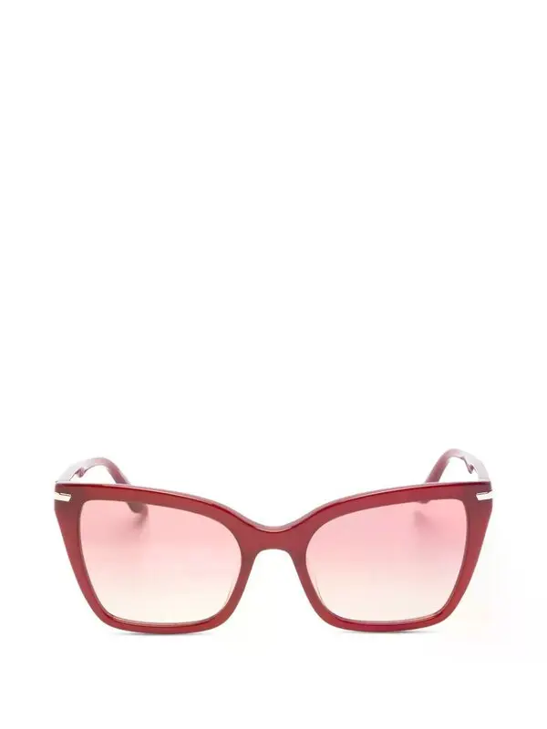 Emporio Armani Square Frame Sunglasses - Red