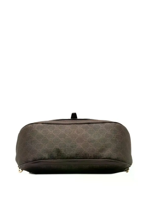 Gucci Gg Supreme Stirrup Crossbody Bag