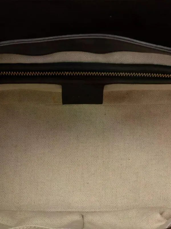 Gucci Gg Supreme Stirrup Crossbody Bag