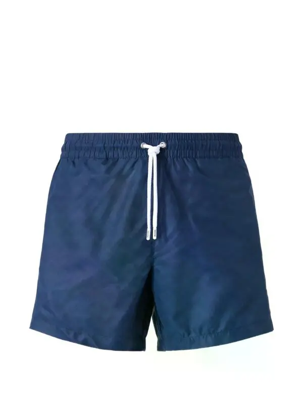Missoni Pattern Drawstring Swim Shorts - Blue
