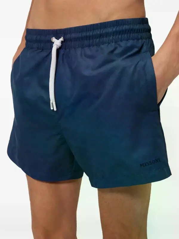 Missoni Pattern Drawstring Swim Shorts