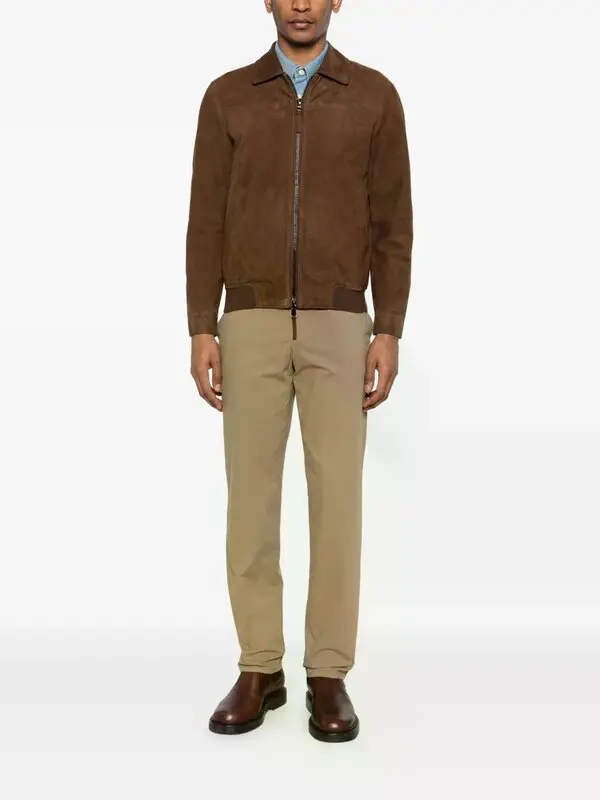 BULLY Zip-up Suede Jacket