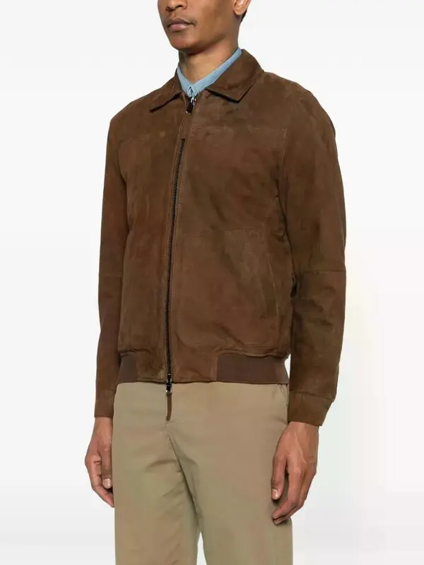 BULLY Zip-up Suede Jacket