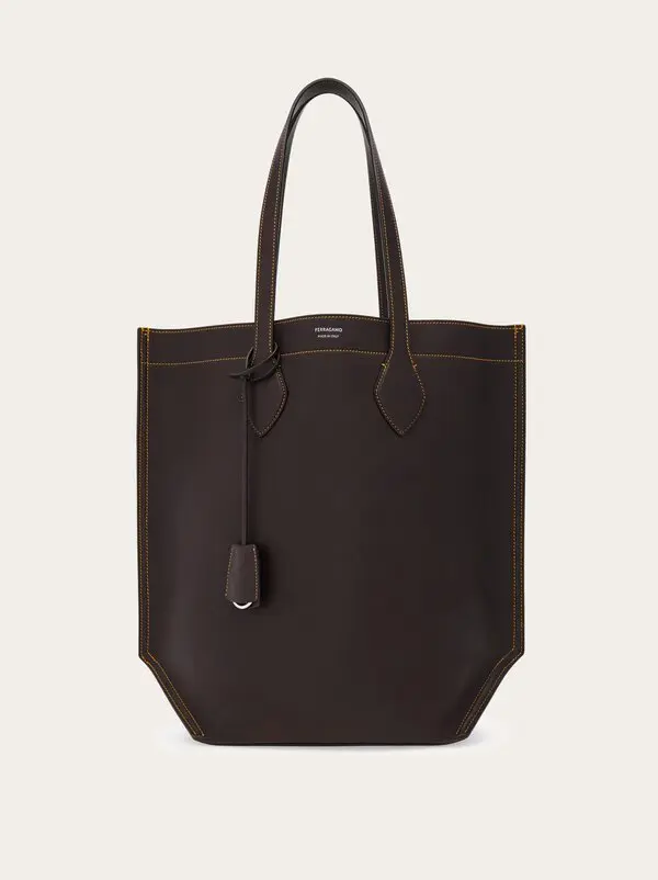 FERRAGAMO North-south Tote Bag - Brown