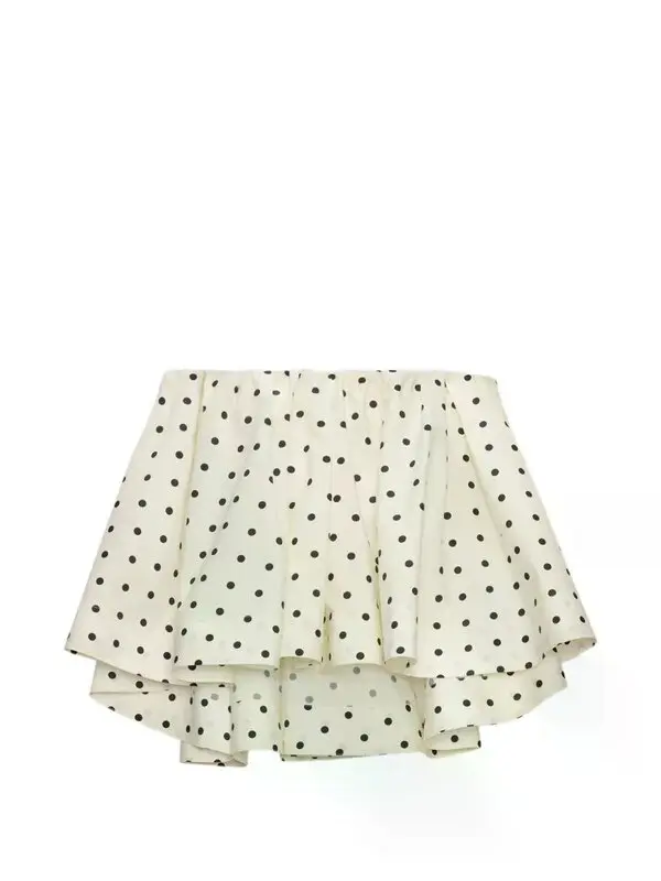 MSGM Polka-dot Tiered Top