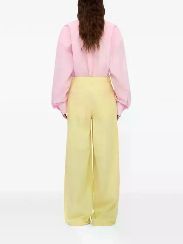 MSGM Wide-leg Palazzo Trousers