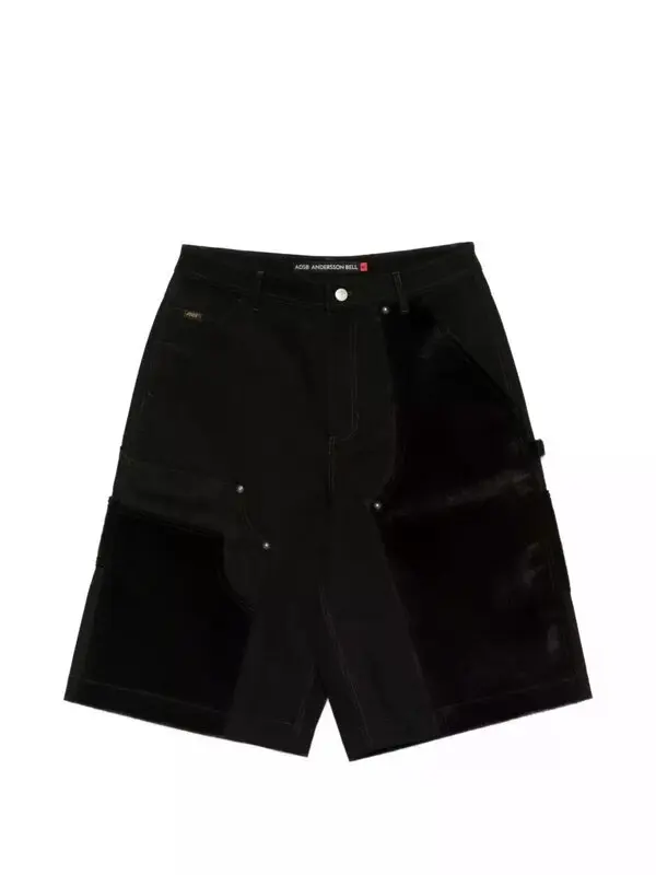 Andersson Bell Panelled Straight Leg Shorts