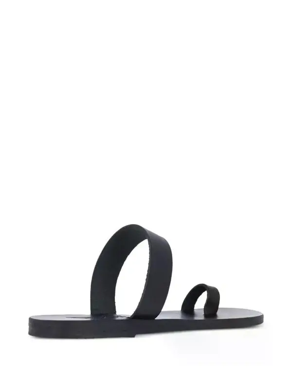 ANCIENT GREEK SANDALS Thalia Flat Sandals - Black