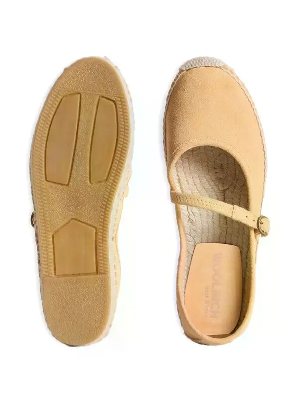Woolrich Suede Espadrilles With Adjustable Strap - Neutrals