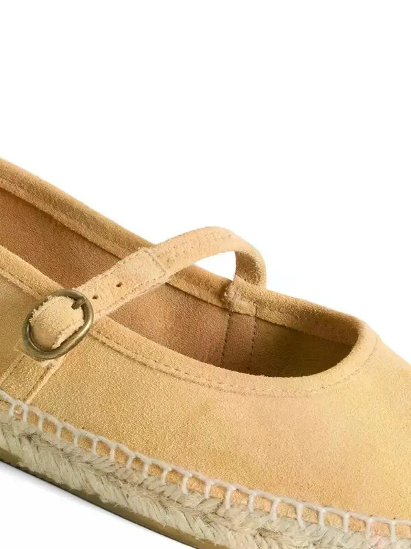 Woolrich Suede Espadrilles With Adjustable Strap - Neutrals