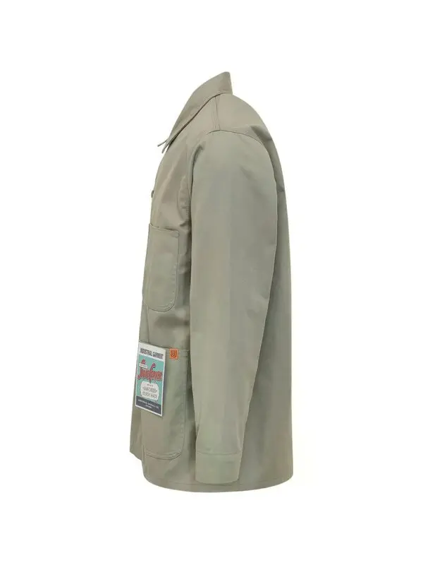 UNIVERSAL OVERALL Patch-detail Shirt Jacket