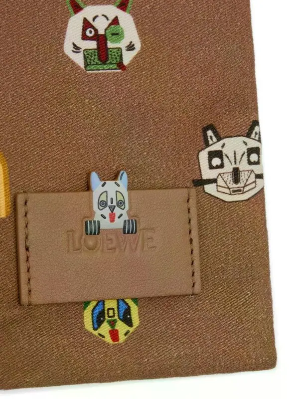 Loewe Cats Drawstring Pouch