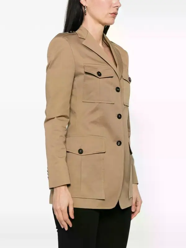 Tagliatore Button-fastening Jacket - Neutrals