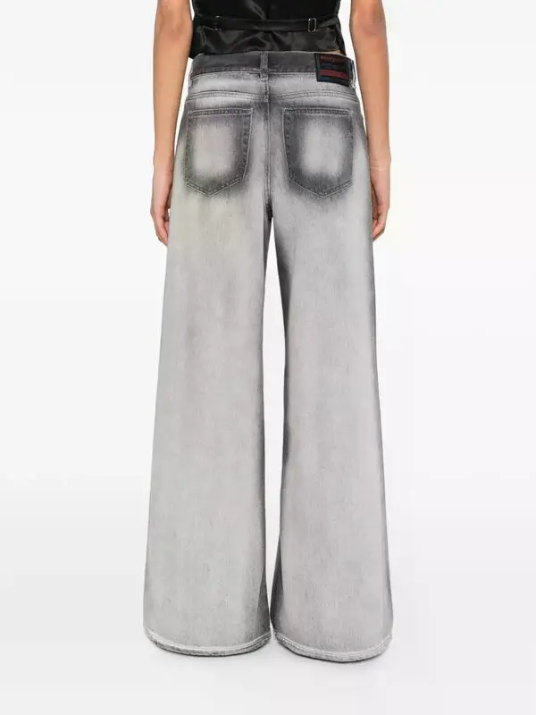 DIESEL® 1978 D-akemi-fsi Wide-leg Jeans - Grey