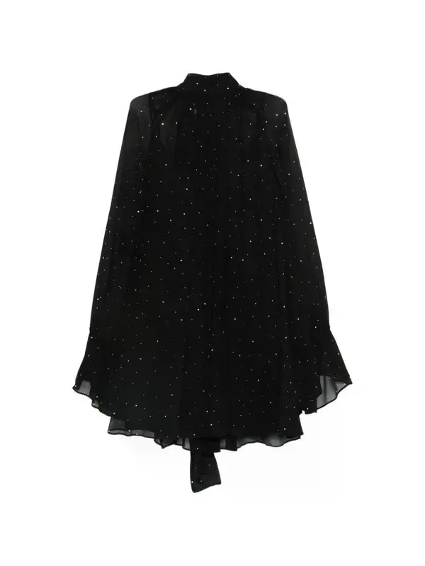 Staud Roux Tie Mini Dress