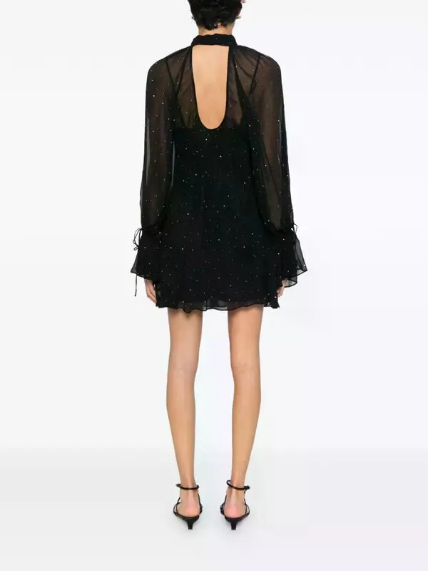 Staud Roux Tie Mini Dress