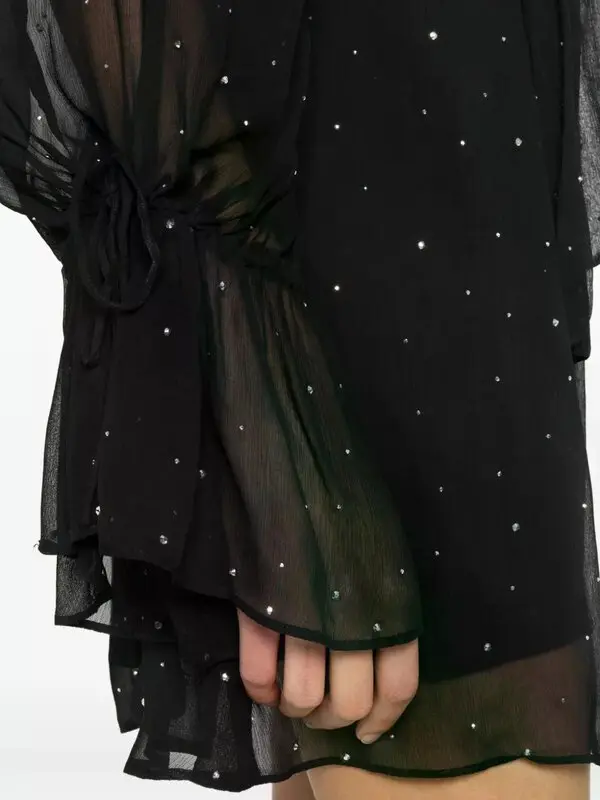 Staud Roux Tie Mini Dress