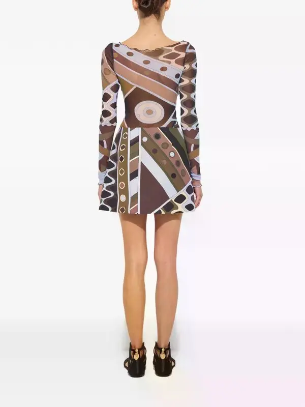 Emilio Pucci Vivara-print Tulle Top