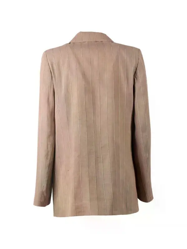Peserico Striped Single-breasted Blazer