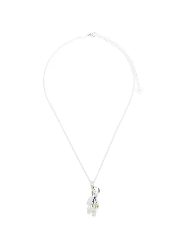 YVMIN Bear Pendant Necklace - Silver