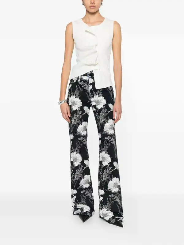 R13 Floral Print Jeans