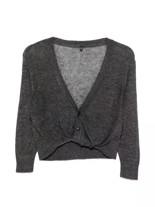 R13 Twisted-front Knit Cardigan