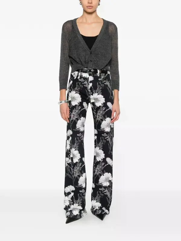 R13 Twisted-front Knit Cardigan