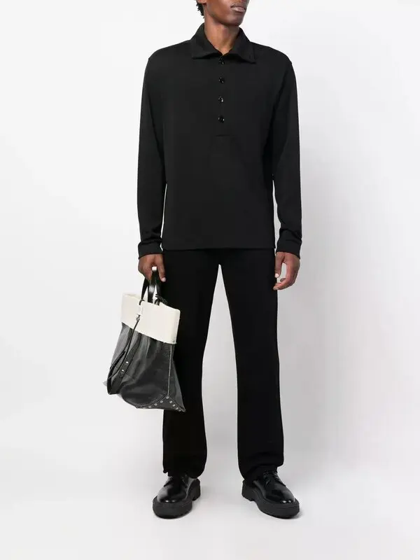 LEMAIRE Buttoned-up High-neck Sweater