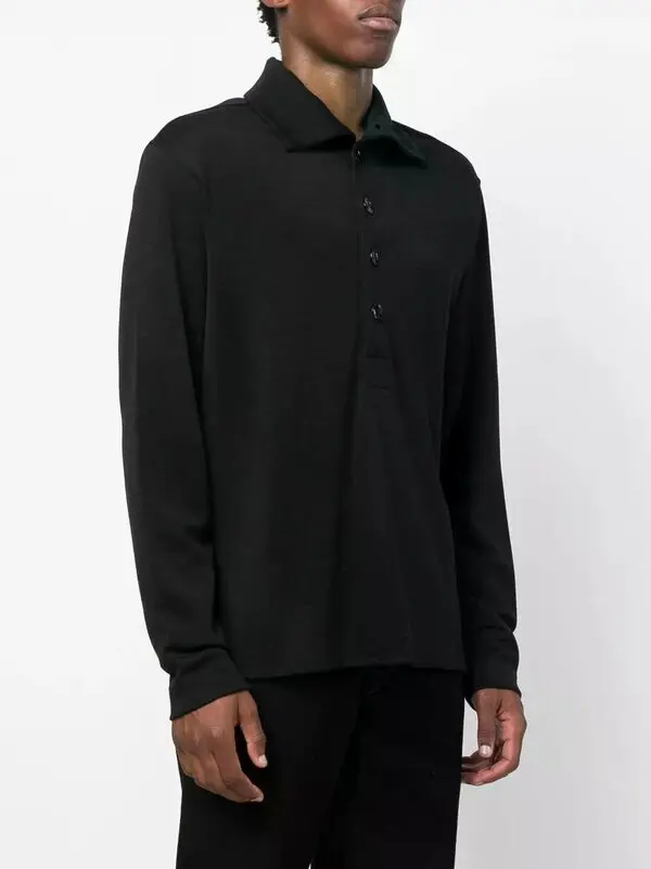 LEMAIRE Buttoned-up High-neck Sweater