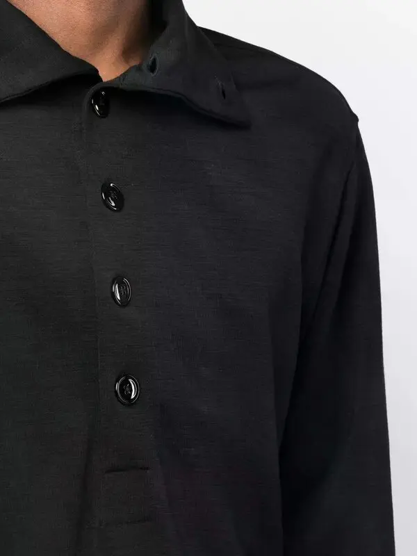 LEMAIRE Buttoned-up High-neck Sweater