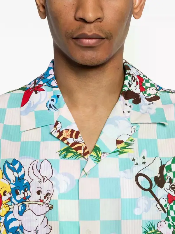 Kenzo Check-print Shirt