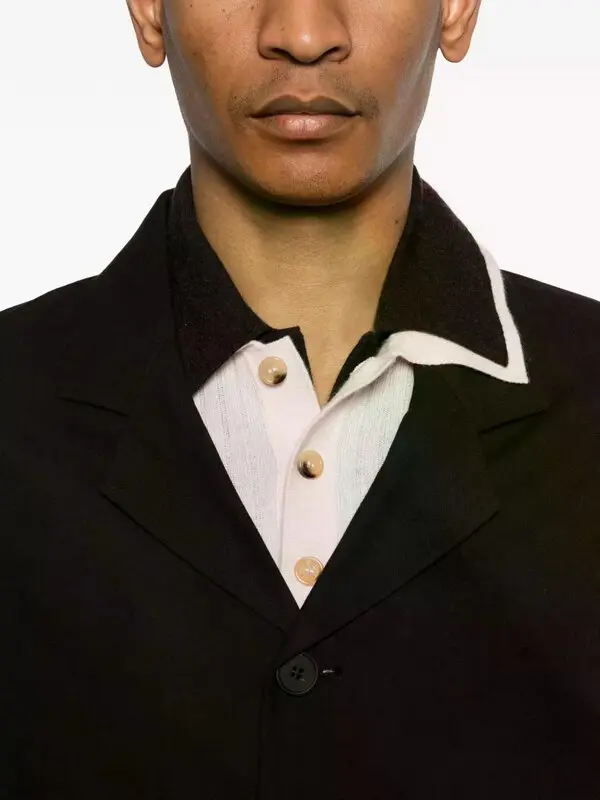 Studio Nicholson Buttoned Jacket - Black