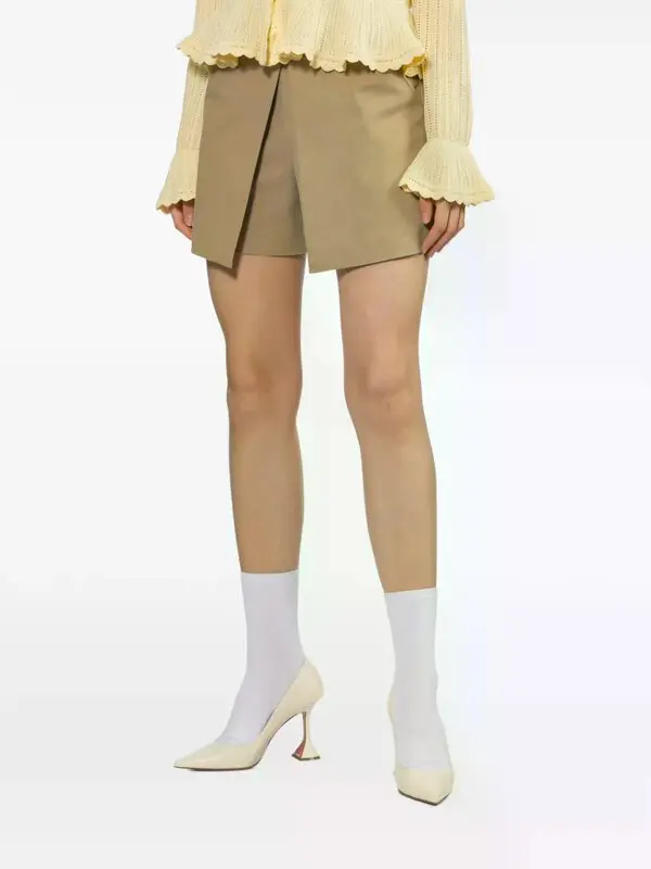 SELF-PORTRAIT Gabardine Skorts