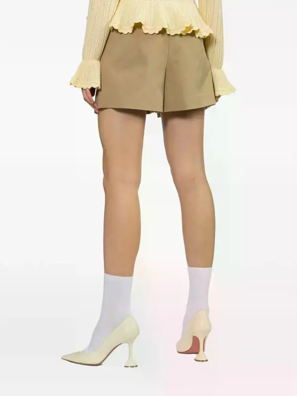SELF-PORTRAIT Gabardine Skorts