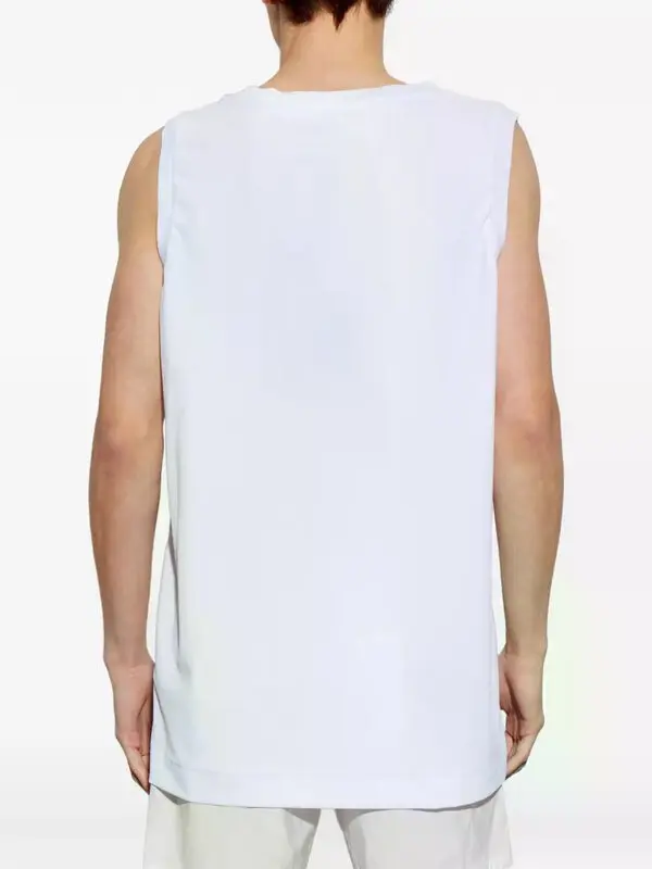 Balmain Logo Sleeveless Top
