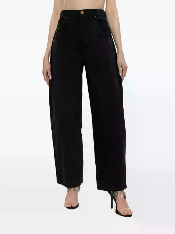 WILLY CHAVARRIA Label Denim Trousers
