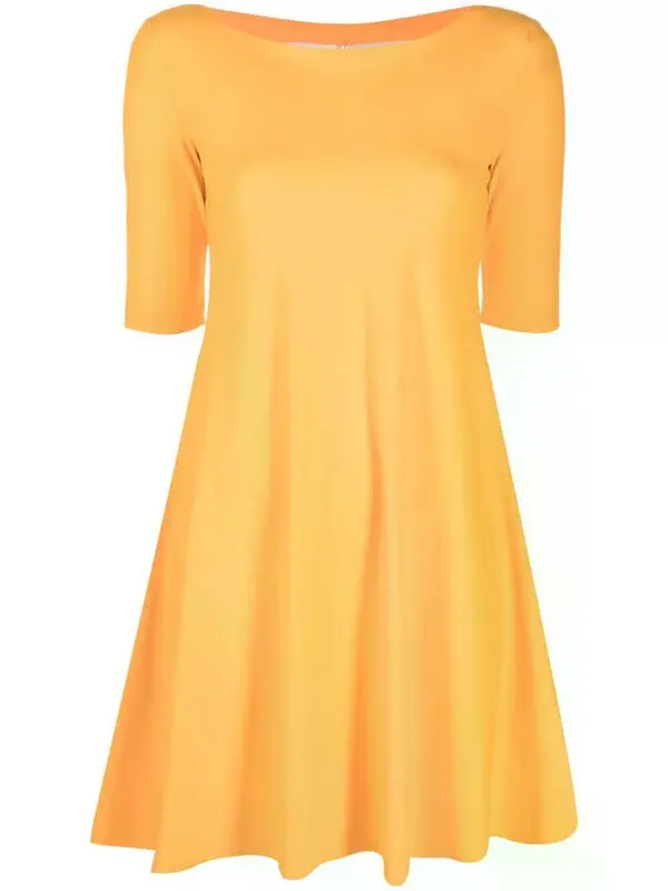 Patrizia Pepe Boat-neck A-line Mini Dress