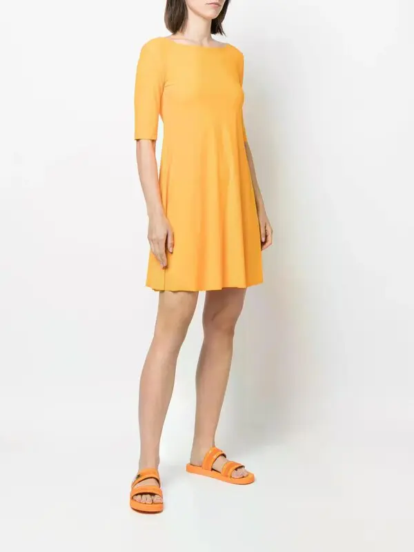 Patrizia Pepe Boat-neck A-line Mini Dress