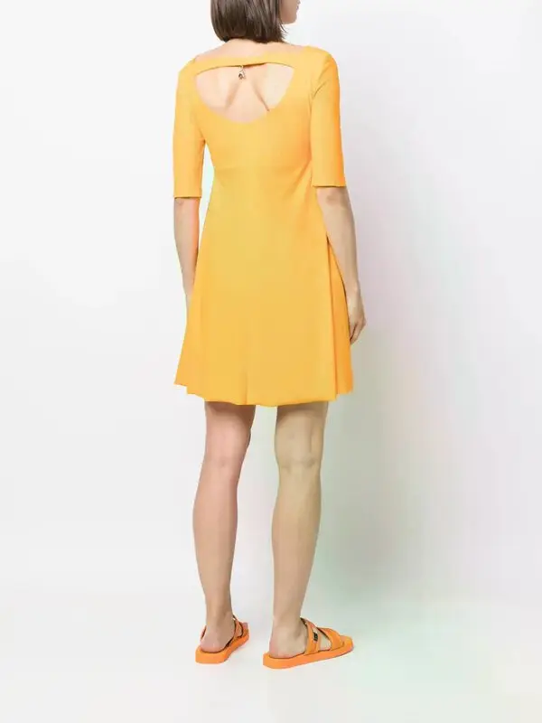 Patrizia Pepe Boat-neck A-line Mini Dress