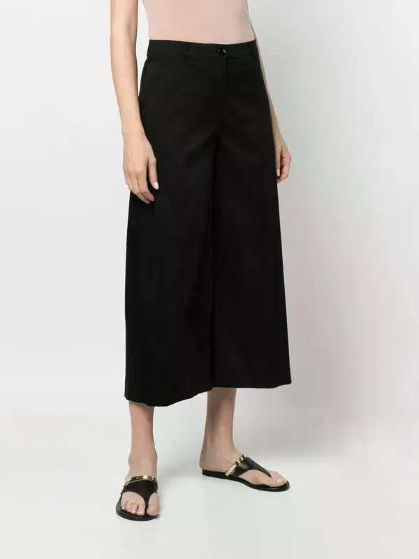 Patrizia Pepe Cropped Palazzo Trousers