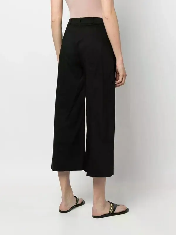 Patrizia Pepe Cropped Palazzo Trousers