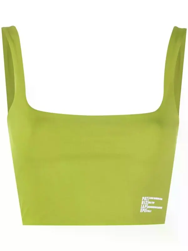 Patrizia Pepe Cut-out Cropped Top