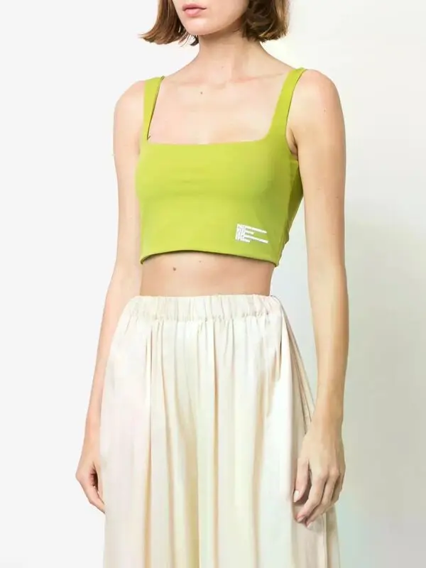 Patrizia Pepe Cut-out Cropped Top