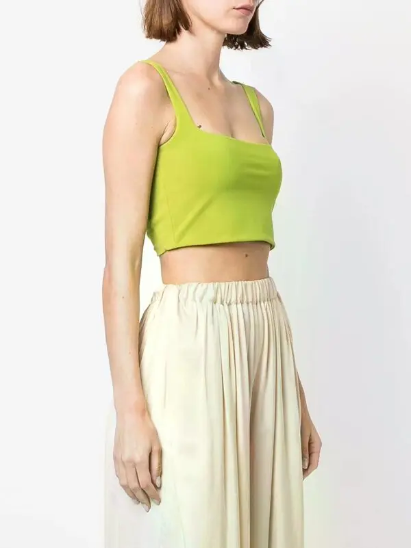 Patrizia Pepe Cut-out Cropped Top