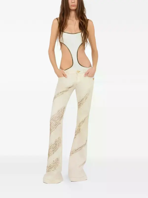Roberto Cavalli Cut-out One-piece Swimsuit